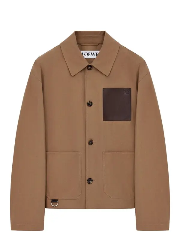 Loewe Cotton Workwear Jacket - Beige