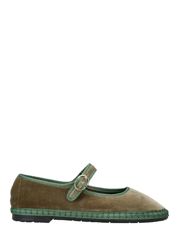 FLABELUS Eyre Mary Janes - Green
