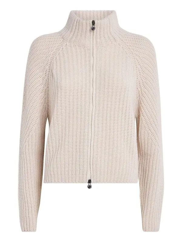 Iris Von Arnim Cashmere Ribbed Grandosa Sweater - Pink