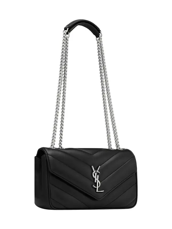 Saint Laurent Small Loulou Shoulder Bag - Black