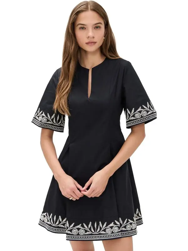BY MALENE BIRGER Mary Mini Dress - Black