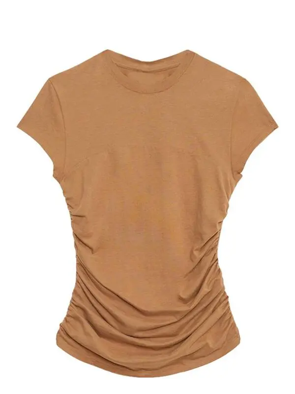 Isabel Marant Cotton T-shirt - Caramel