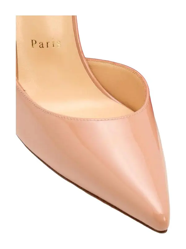 CHRISTIAN LOUBOUTIN Iriza 100mm Patent Leather Pumps - Nude