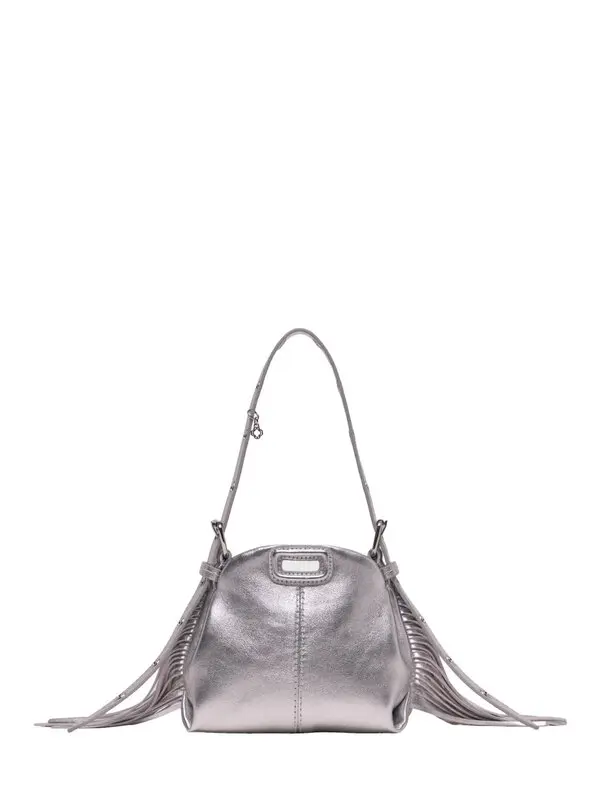Maje Miss M Micro Bag - Silver