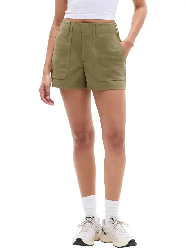Athleta High Rise Tailored 4" Short - Perennial Olive