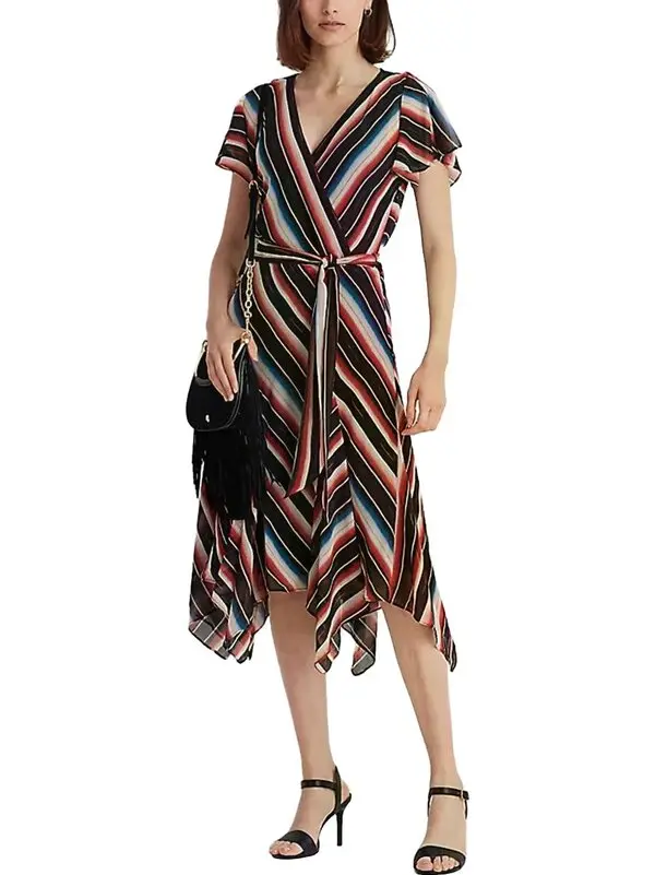 Ralph Lauren Striped Dress - Blue