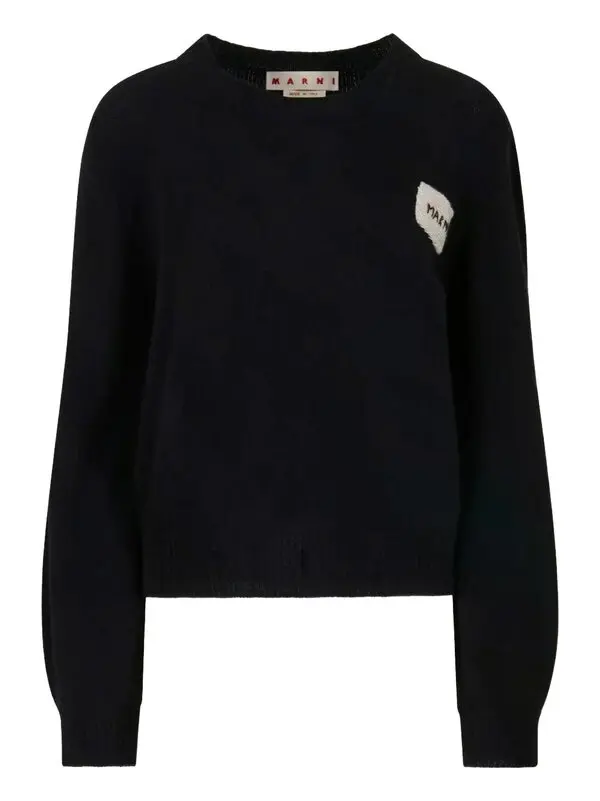 Marni Cashmere Balloon-sleeve Sweater - Black