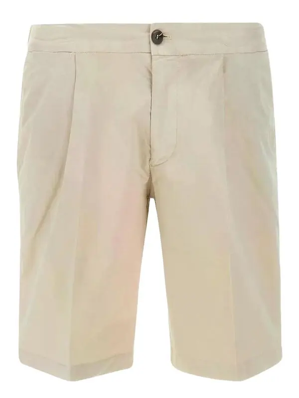 DEVORE INCIPIT Pleated Shorts - Neutrals