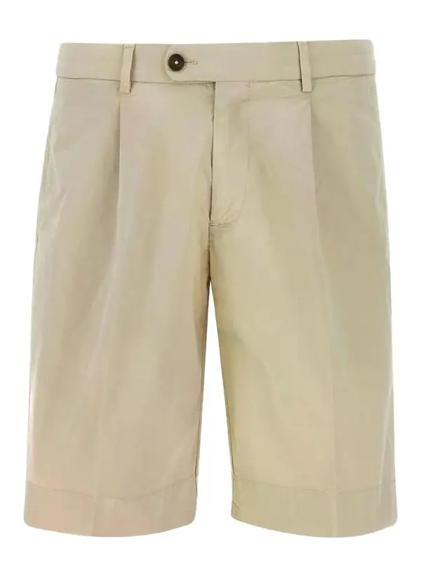 DEVORE INCIPIT Pleated Shorts - Neutrals