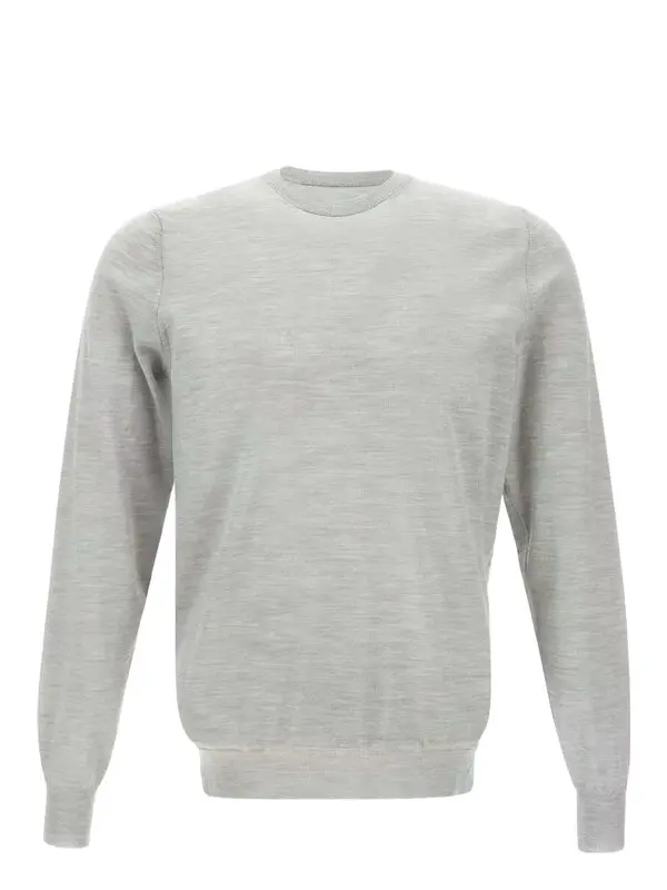 FILIPPO DE LAURENTIIS Crew-neck Long-sleeve Sweater - Grey