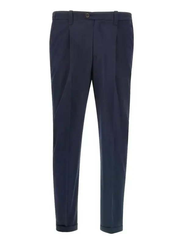DEVORE INCIPIT Pleated Trousers - Blue