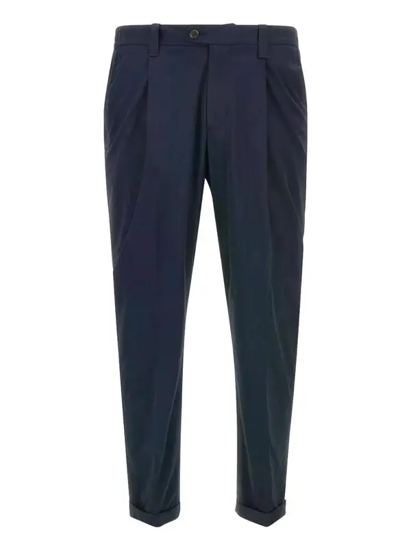 DEVORE INCIPIT Pleated Trousers - Blue