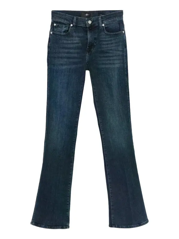 7 For All Mankind Stretch-cotton Jeans - Blue