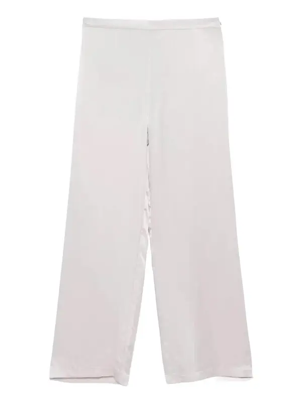 IRO PARIS Silk-satin Trousers - Grey