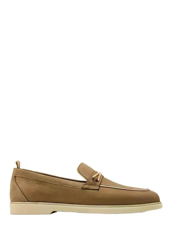 Magnanni Suede Loafers - Neutrals