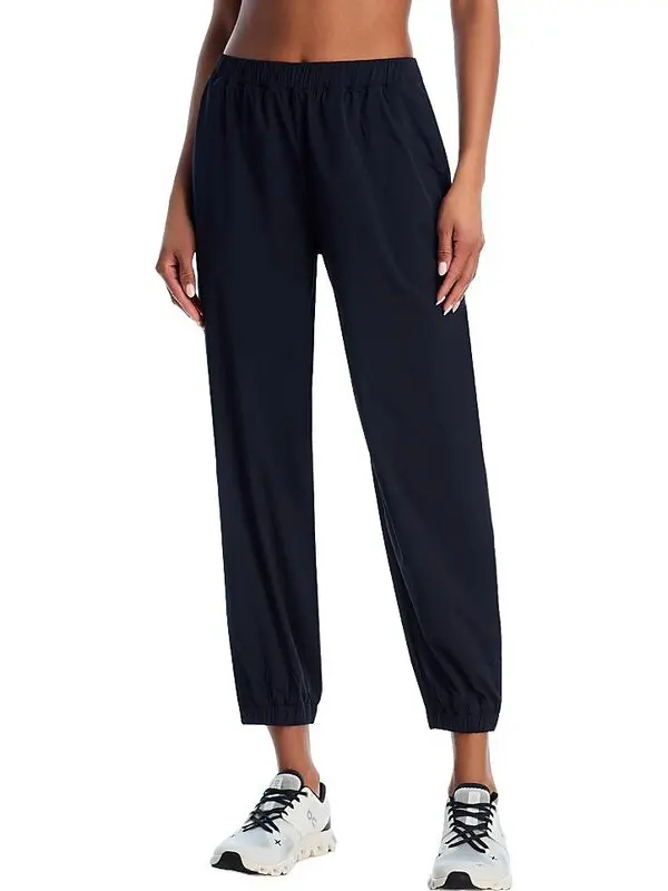 Splits59 Megan Woven Nylon Joggers - Black