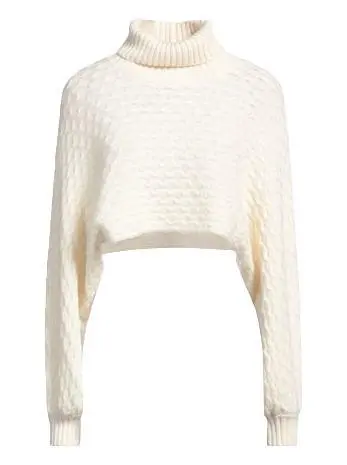 Fabiana Filippi Turtleneck Cashmere Top - White