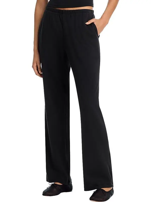 LESET Nando Cotton Lounge Pants - Black