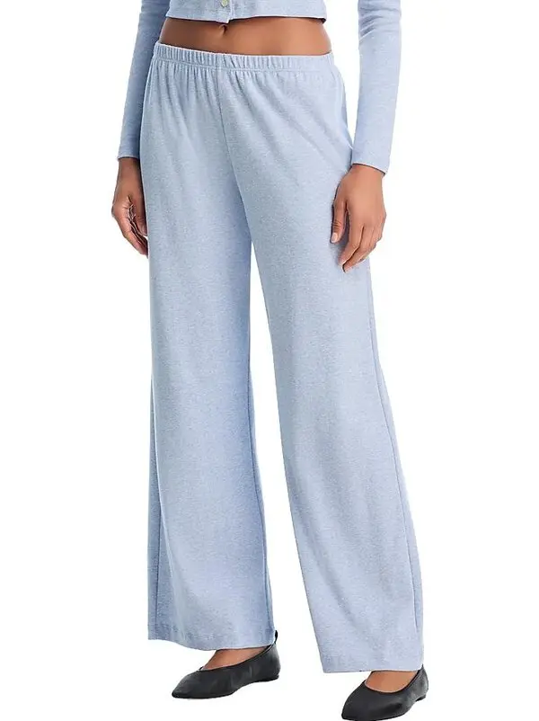 LESET Nando Cotton Lounge Pants - Ciel Melange