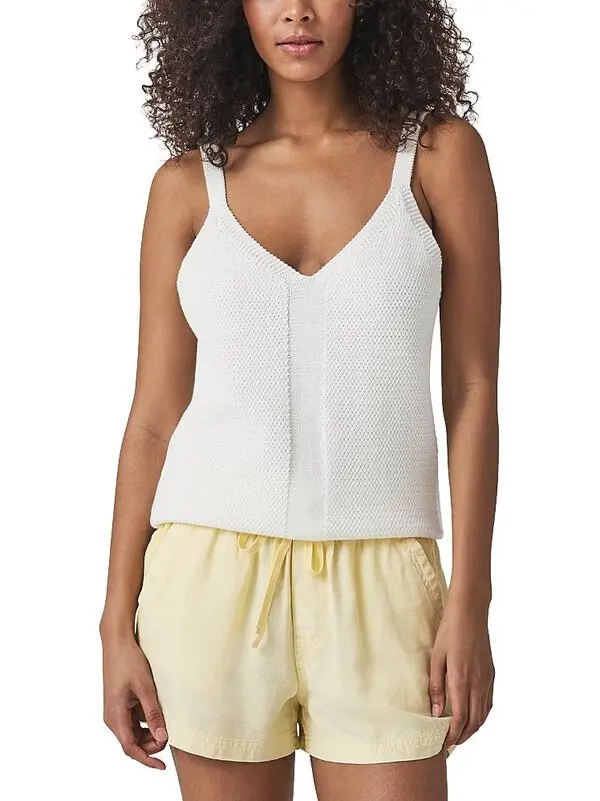 Splendid Banks Sweater Tank - White