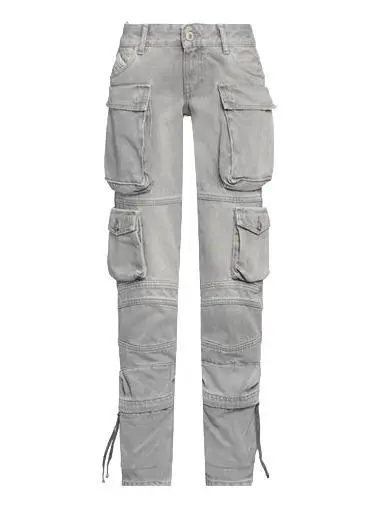Attico Cotton Cargo Jeans - Grey