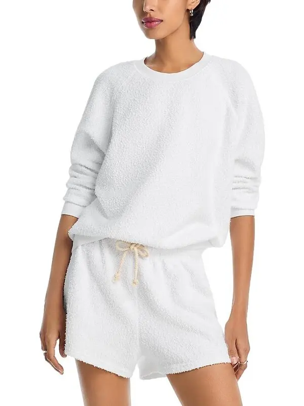PERFECTWHITETEE Sami Boucle Sweatshirt - White