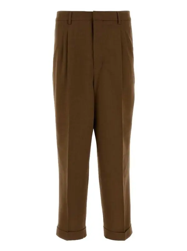 Ami Wool Pants - Brown