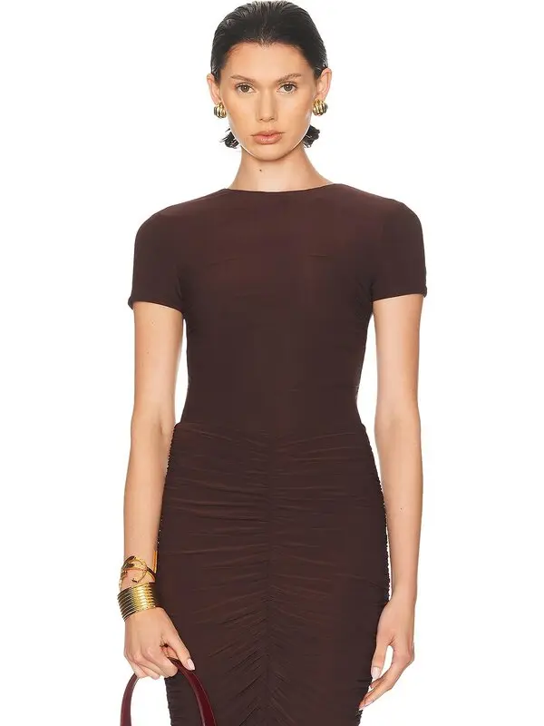 Ronny Kobo Rae Bodysuit - Espresso