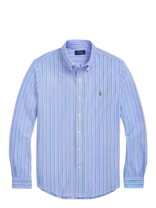 Polo Ralph Lauren Striped Long-sleeve Shirt - Blue