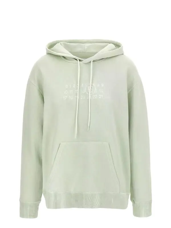 MAISON MARGIELA Numeric Signature Hoodie - Green