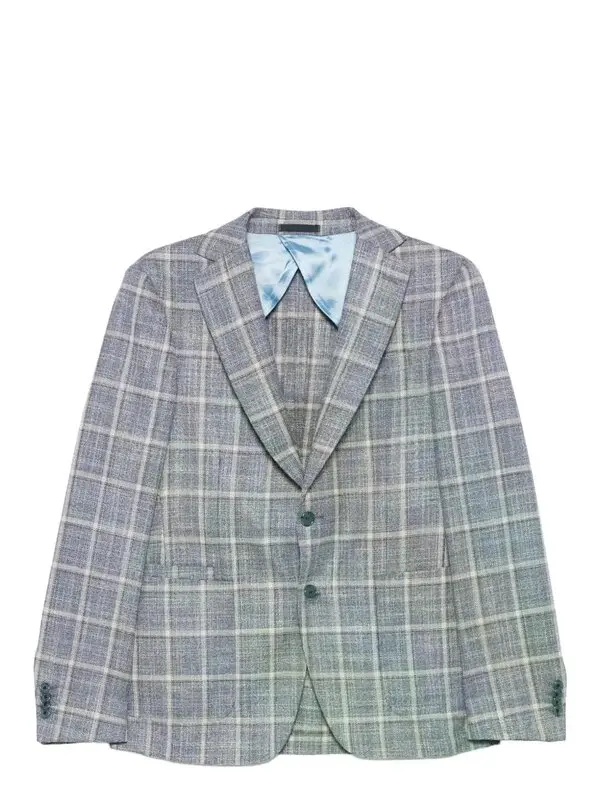 Scabal Wool-blend Blazer - Blue