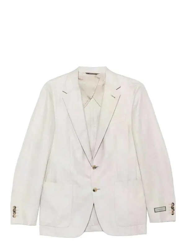 Canali Single-breasted Blazer - Neutrals
