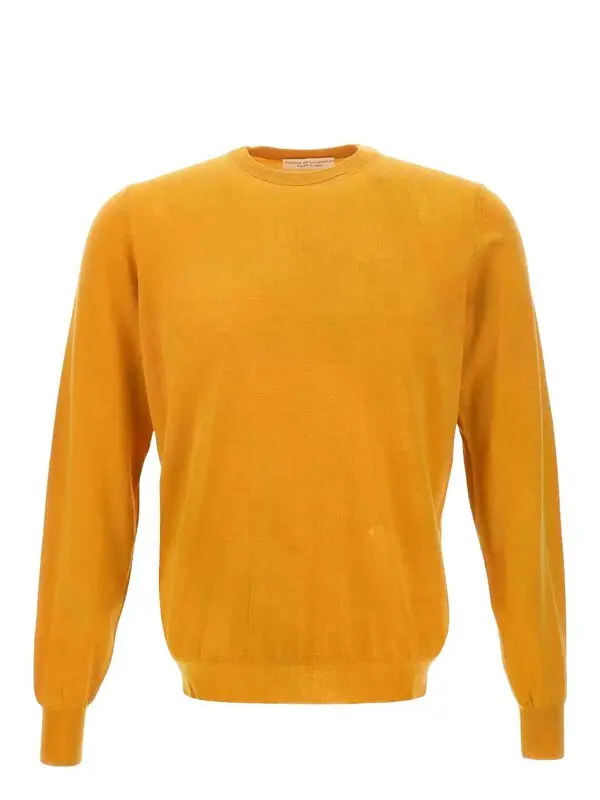 FILIPPO DE LAURENTIIS Crew-neck Sweater - Yellow
