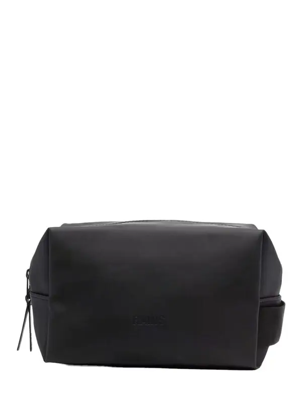 Rains Zip-up Wash Bag - Black