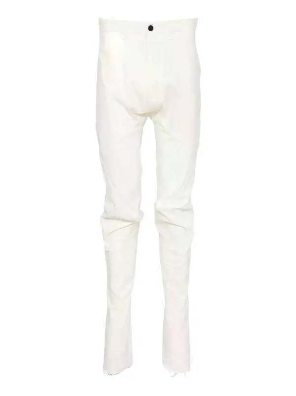 LEON EMANUEL BLANCK Drop-crotch Trousers - White