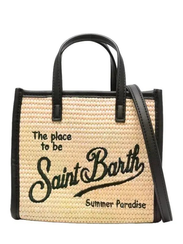 MC2 SAINT BARTH Vivian Straw Tote - Neutrals