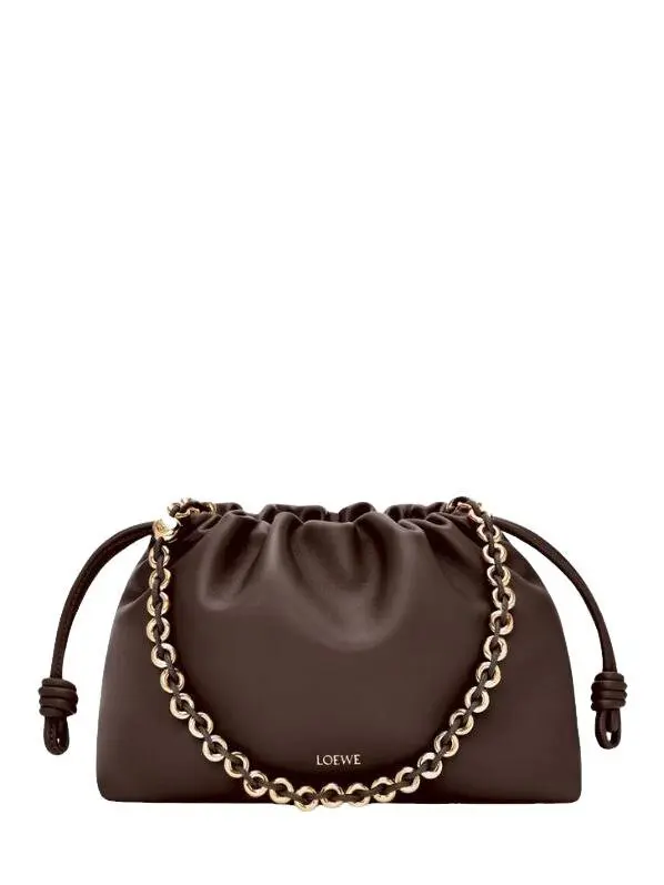 Loewe Medium Flamenco Purse - Dark Chestnut
