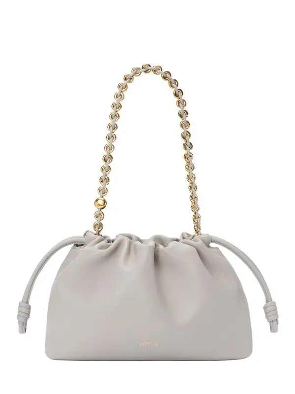 Loewe Medium Flamenco Purse - Shell Grey