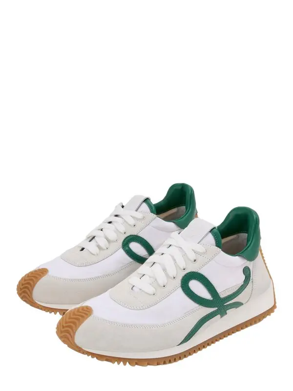 Loewe Flow Runner 2.0 Sneakers - White/dark Green
