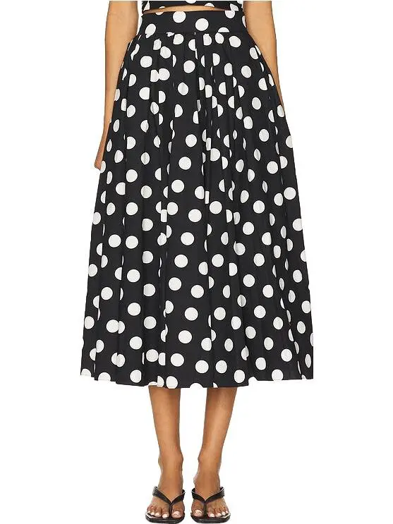 SANS FAFF Eden Poplin Skirt - Polka Dot