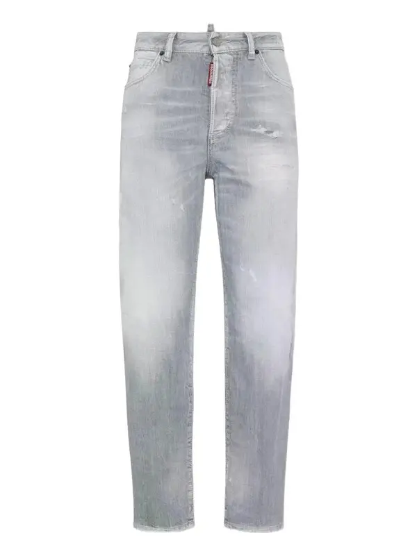 Dsquared2 Logo-patch Jeans - Grey