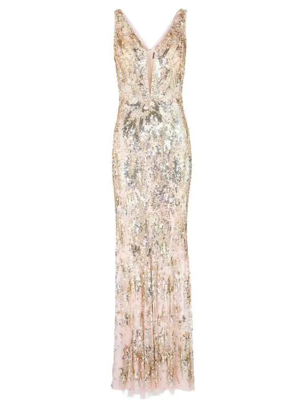 Jenny Packham Marion Maxi Dress - Pink