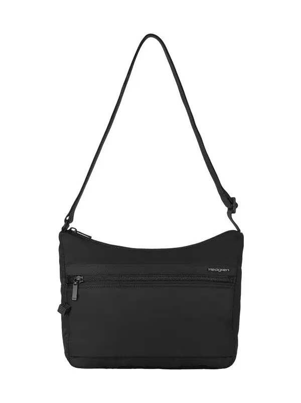 HEDGREN Harpers Rfid Water Repellent Shoulder Bag - Black