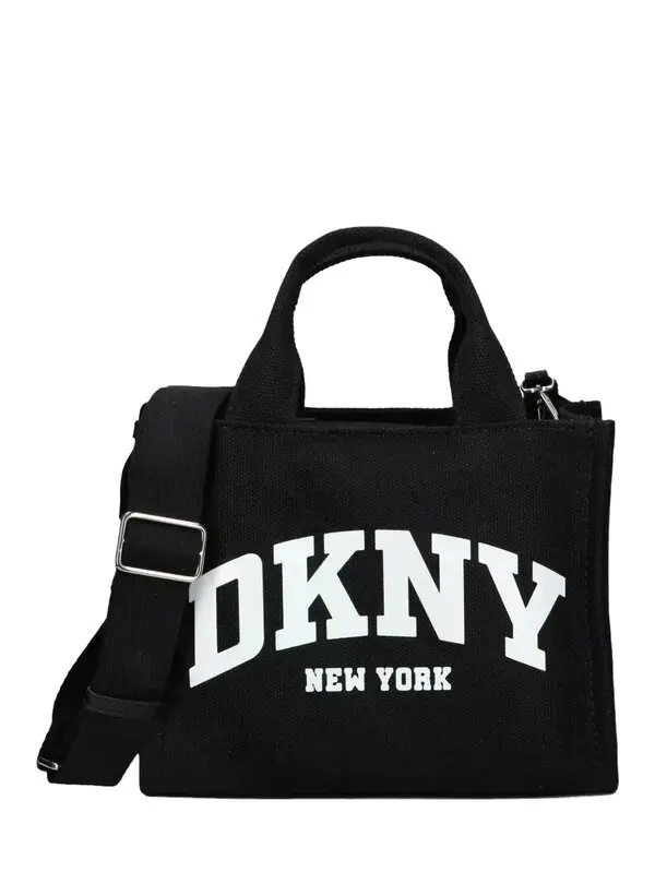Dkny Logo-print Tote Bag - Black