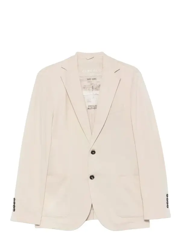 CIRCOLO 1901 Single-breasted Blazer - Neutrals