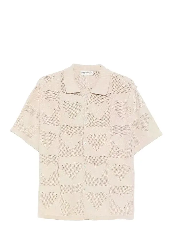 CARNE BOLLENTE Cupids Net Shirt - Neutrals