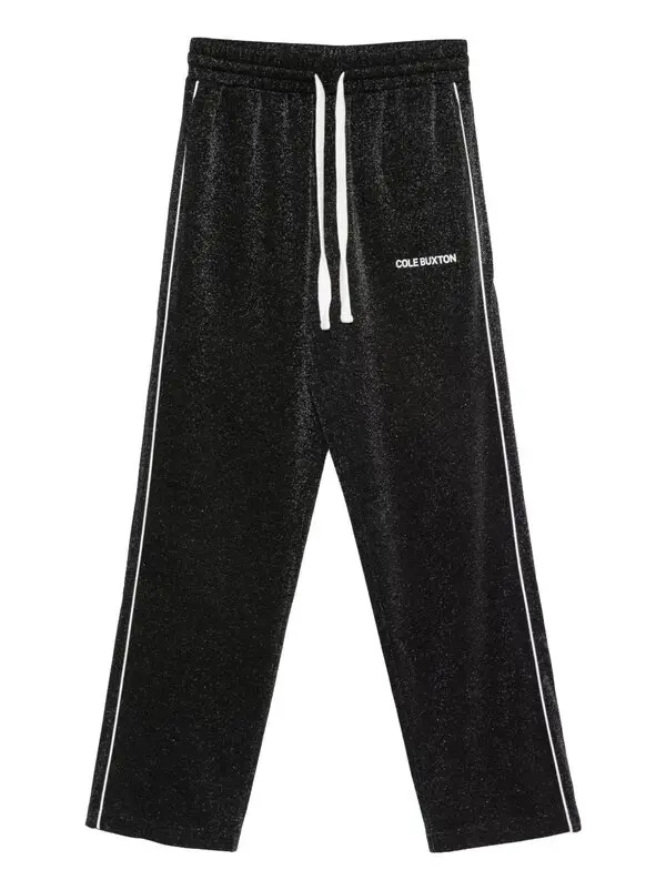 COLE BUXTON Drawstring Trousers - Black