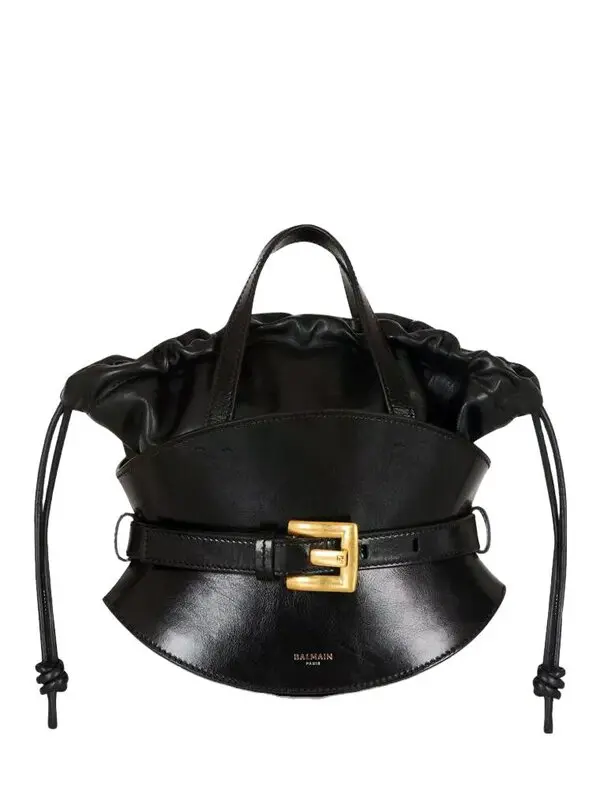 Balmain Mini Shuffle Tote Bag - Black