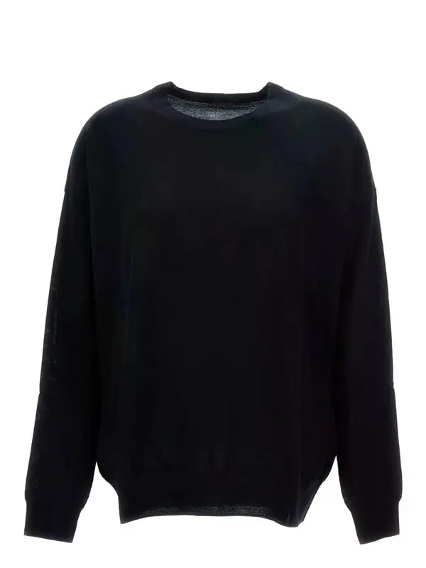M.S.M. Wool Crew Neck Sweater - Black