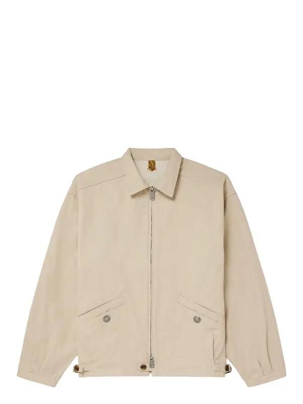 Kapital Kayak Paw-paw Cotton-canvas Blouson Jacket - Neutrals